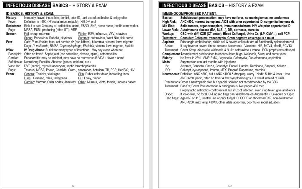 ID – Basics – em1minuteConsult.com